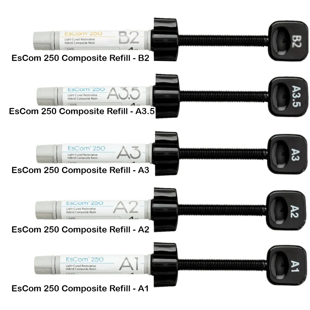 Buy Spident EsCom 250 Composite Refills Online at Best Price | Dentalkart.com