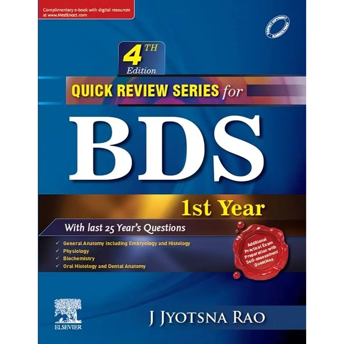 Buy Quick Review Series for BDS 1st Year - Exam Prep Guide | Dentalakrt