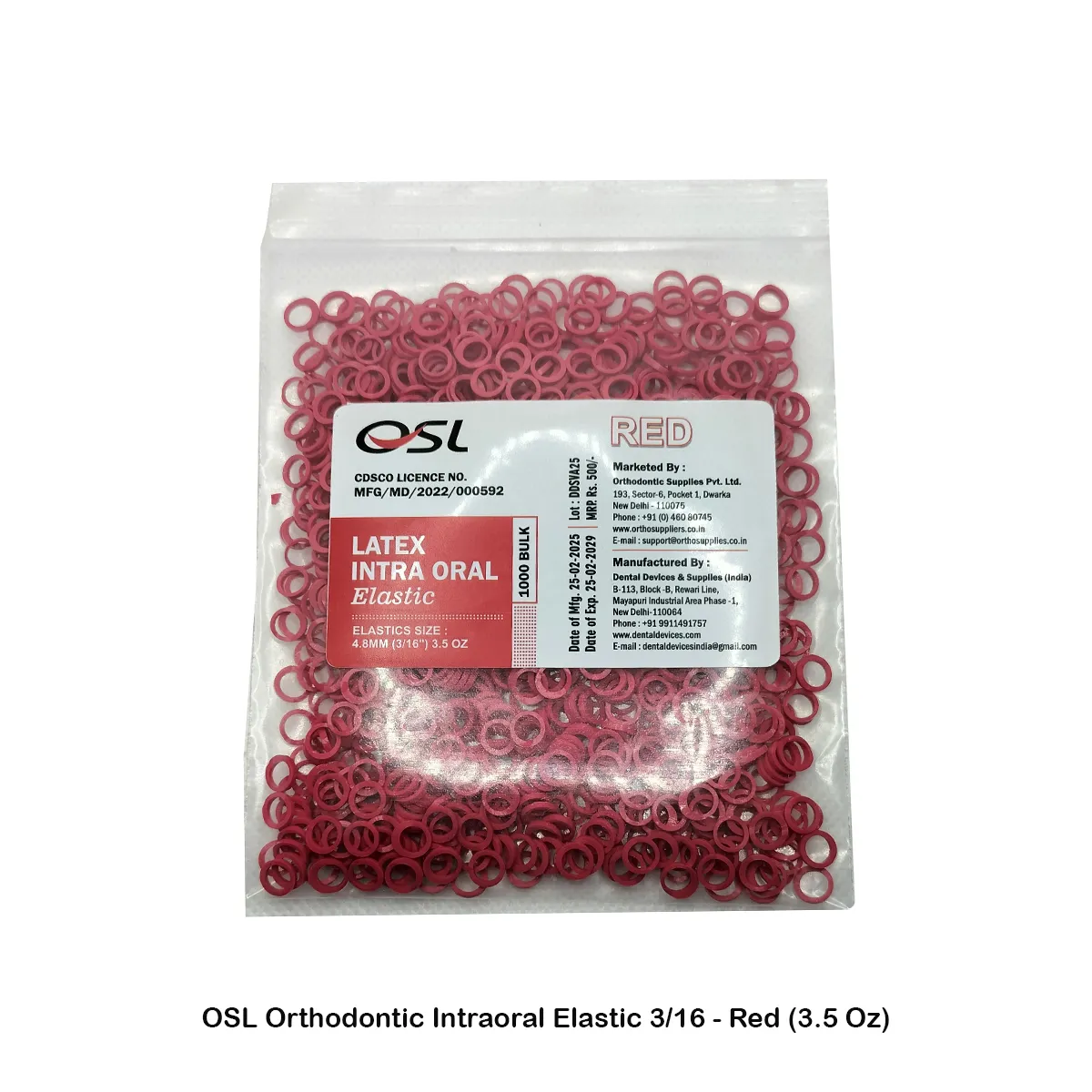 OSL Orthodontic Intraoral Elastics