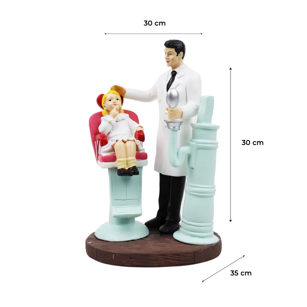 Buy iDENTical Sculpture ID-103 - Hand-Painted Dentist Figurine for ...