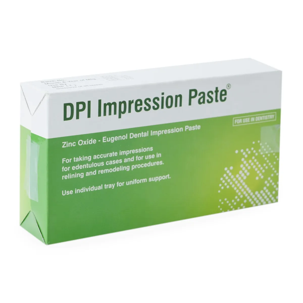 Buy DPI Impression Paste :- Zinc Oxide Eugenol for Dental Impressions ...