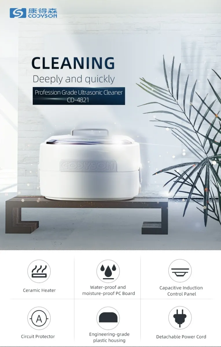 Codyson Ultrasonic Cleaner CD-4821