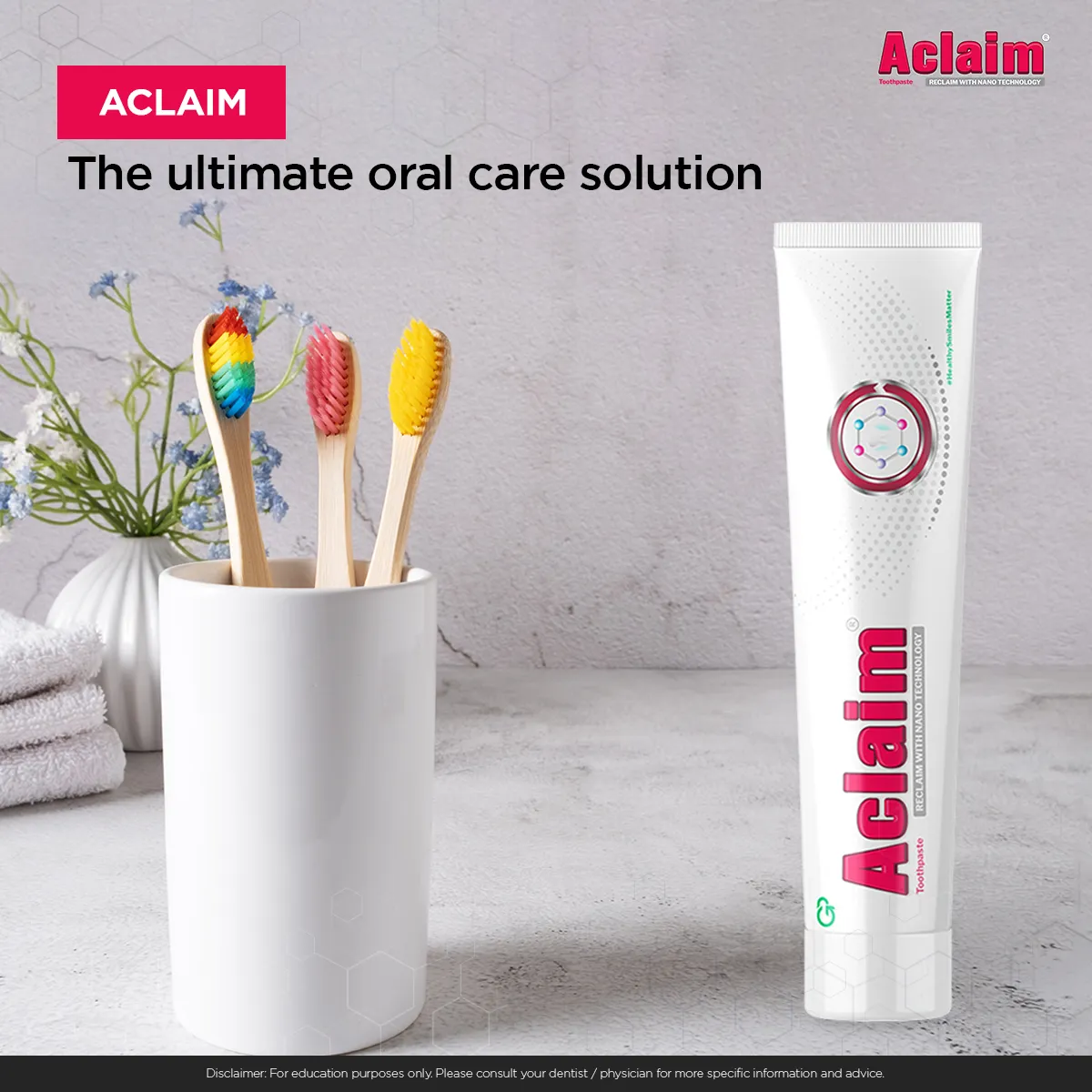 Group Pharma Aclaim Toothpaste With Nano Technology