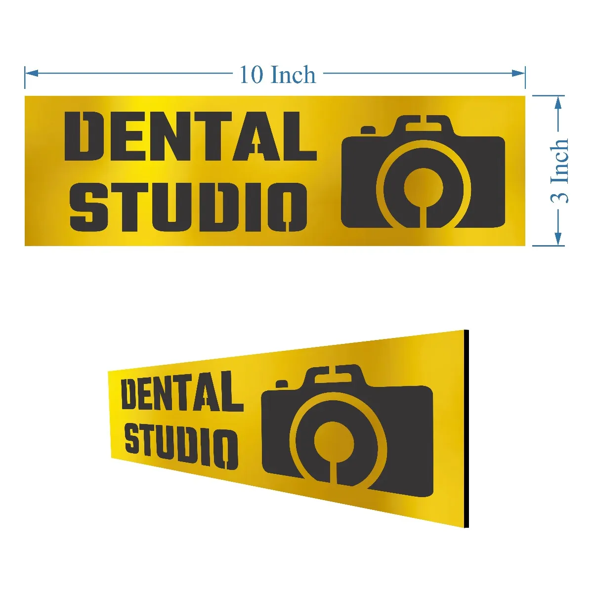 Unique Dents Acrylic Sign Plate