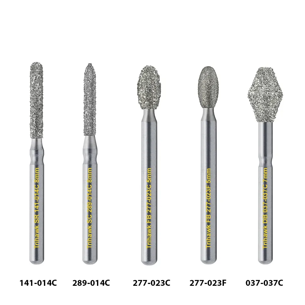 TriHawk Tooth Preparation Diamond Burs FG | DentalKart