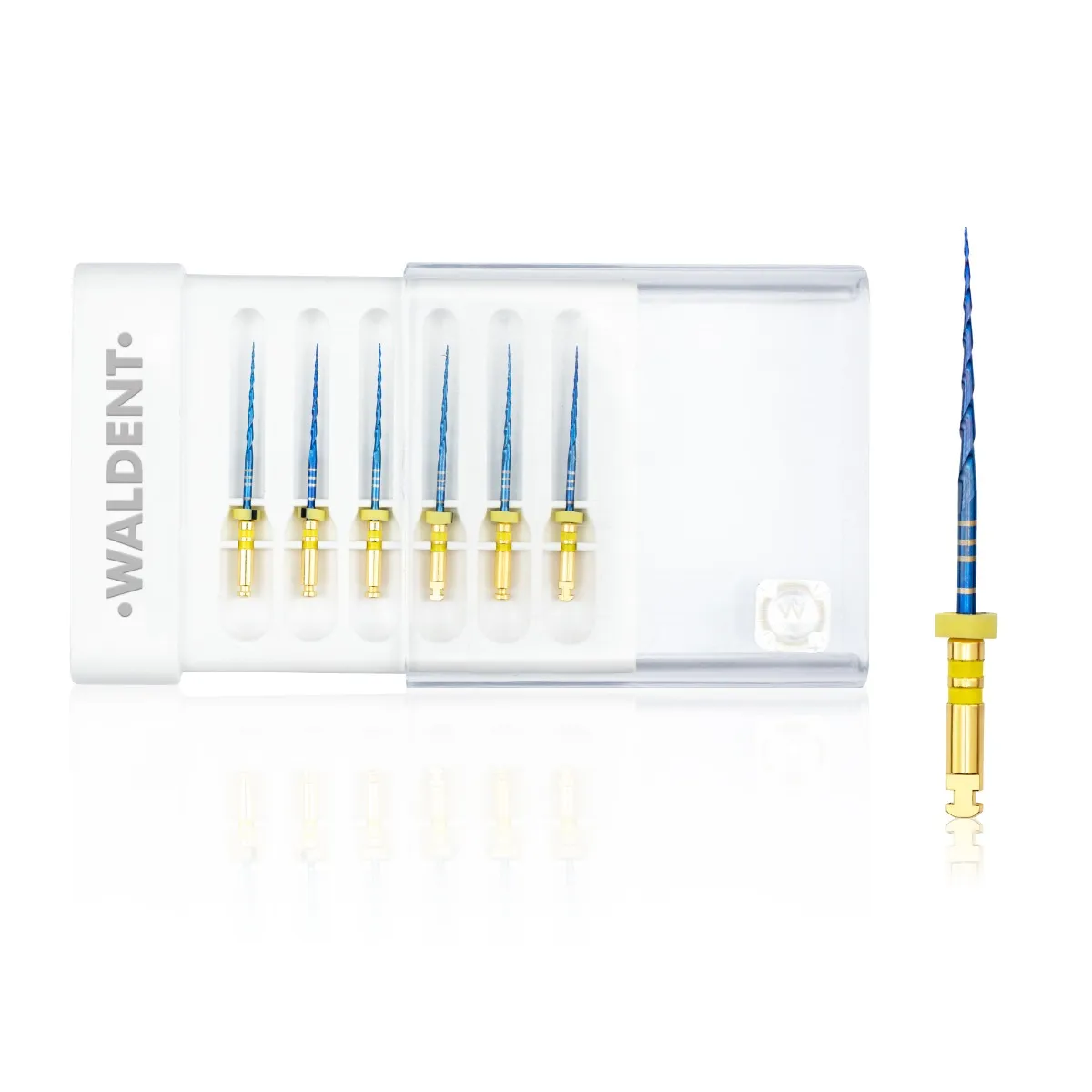 Waldent Wal-flex S- Blue Rotary Files 25mm | S-Shaped NiTi Heat Treated ...