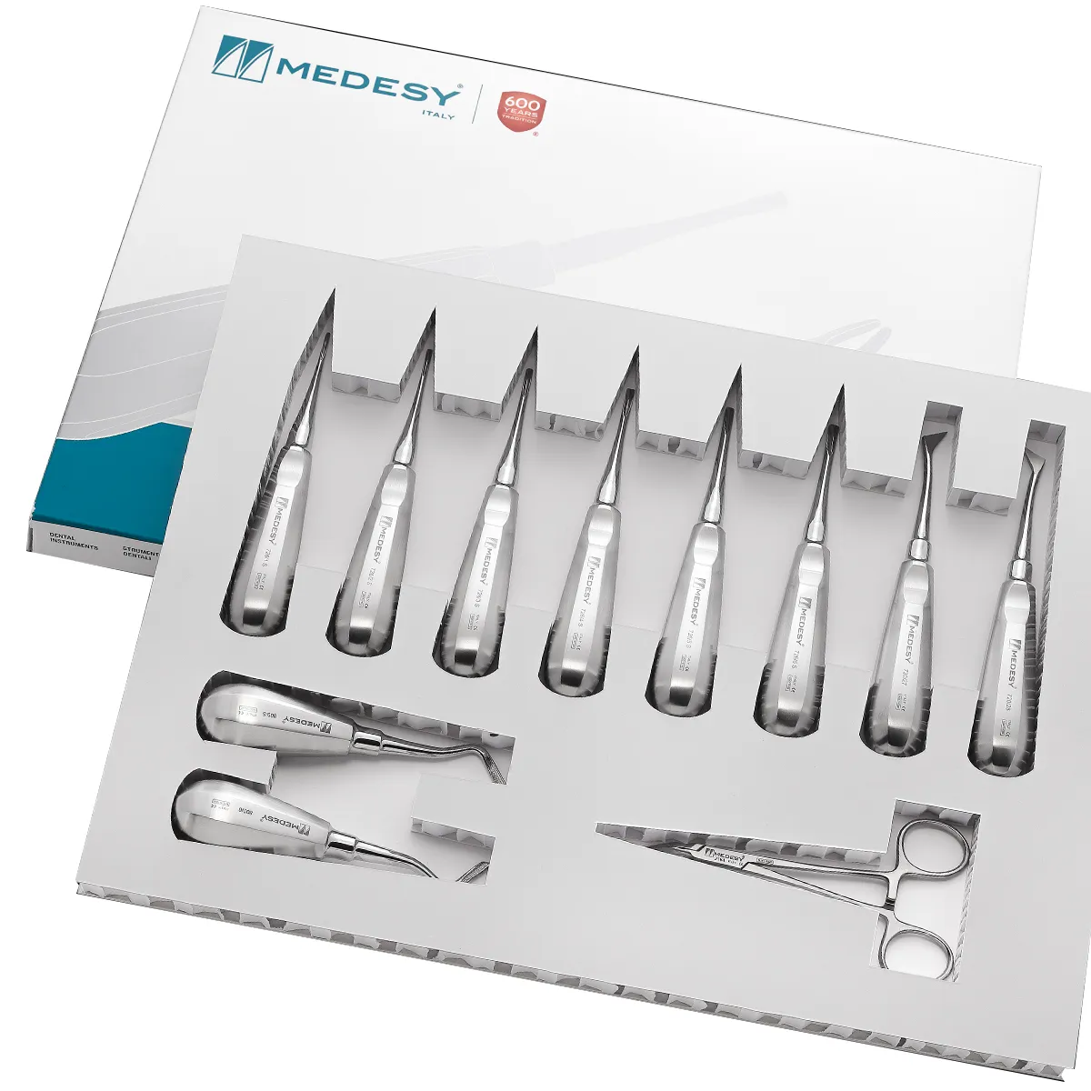 Medesy Root Elevator - 680 (Set of 11Pcs)