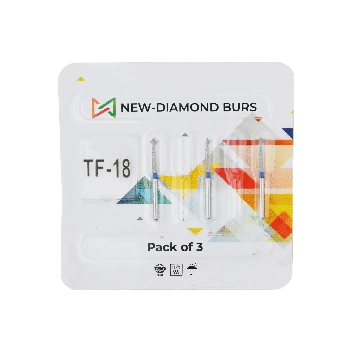 NewDiamond Taper Fissure Diamond Bur -TF ( Pack Of 3) | Dentalkart
