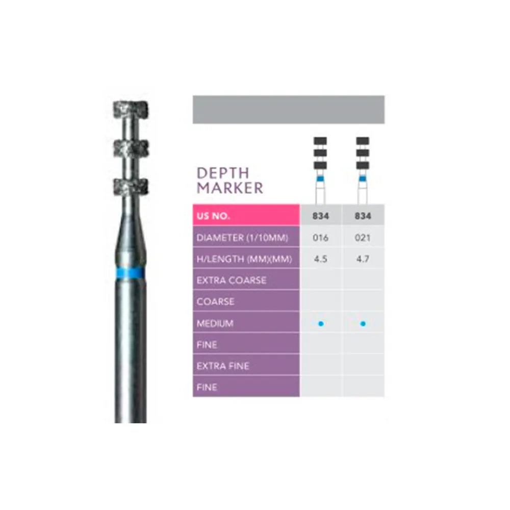 Prima Dental Diamond Depth Cutting Burs