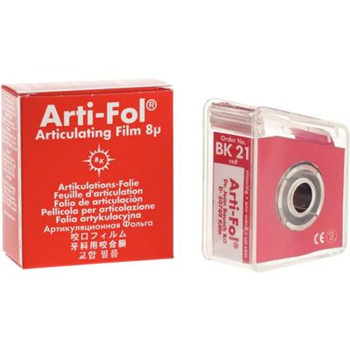 Bausch Arti-Fol Dental Articulating Flim Ultra Thin - 8µ Microns Width ...