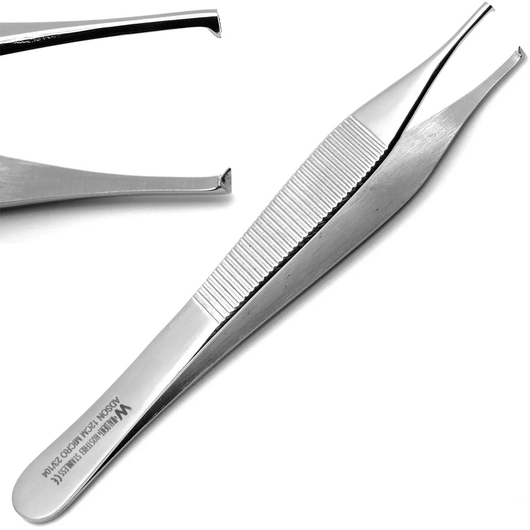 Buy Waldent Adson Tweezers Micro & Fine - Precision & Durability ...