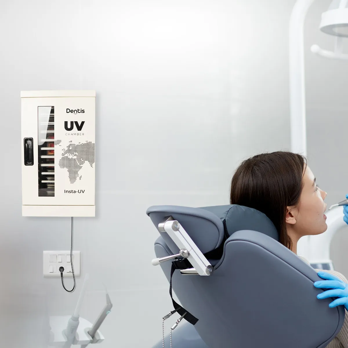 Dentis UV Chamber Insta-UV (12 Stainless Steel Trays) | Dentalkart