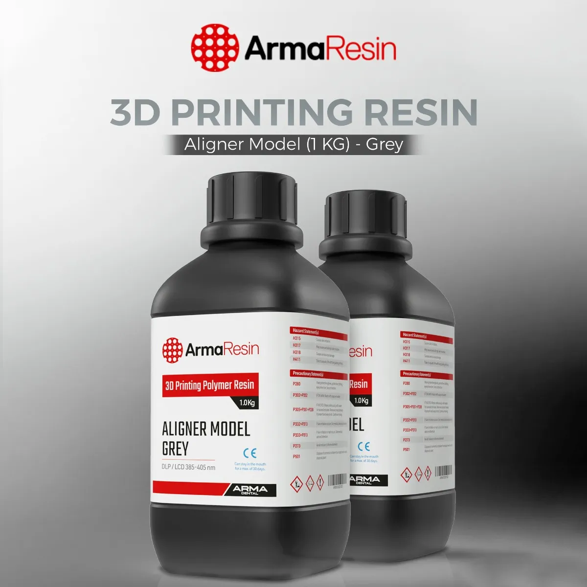 Arma Dental 3D Printing Resin - Aligner Model (1 KG) - Grey Online at ...