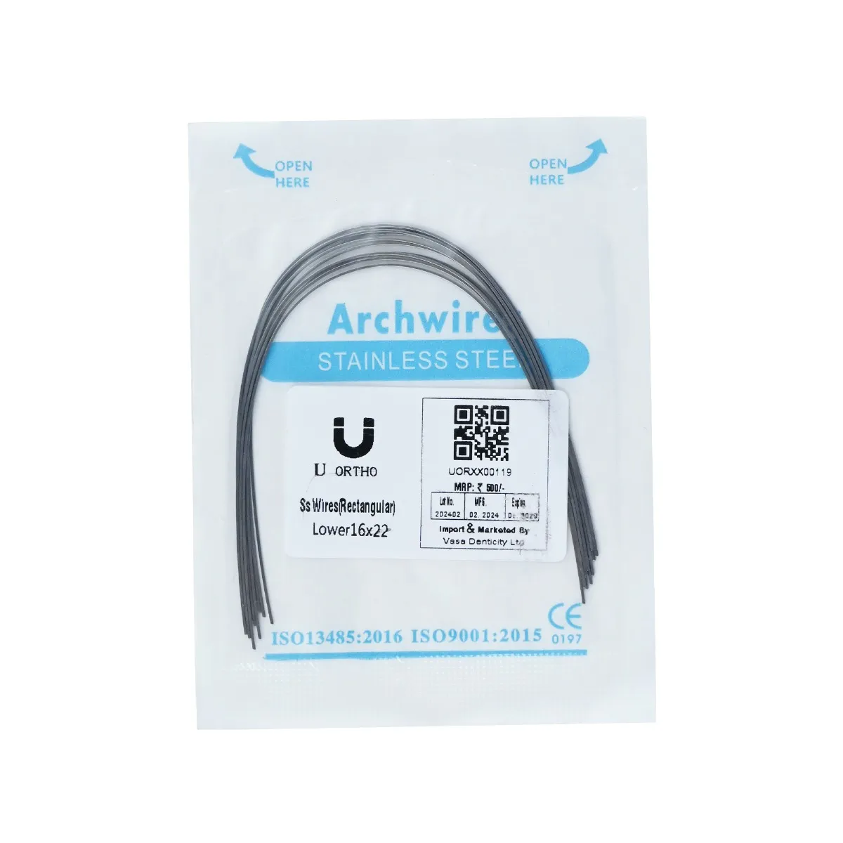 Buy U Ortho SS Rectangular Wires | Best Rectangular Orthodontic Wire ...