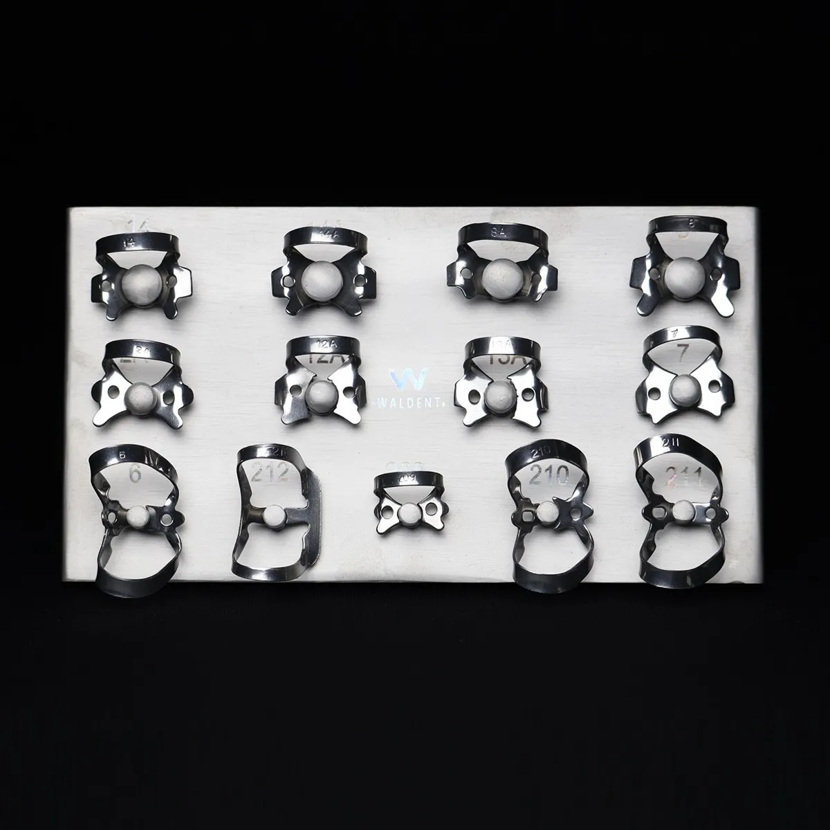 Waldent Rubber Dam Clamp Kit - Comprehensive Dental Dam Set | DentalKart