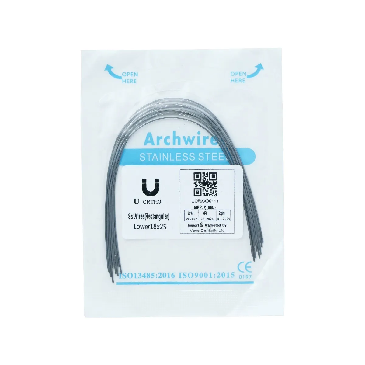 Buy U Ortho SS Rectangular Wires | Best Rectangular Orthodontic Wire ...
