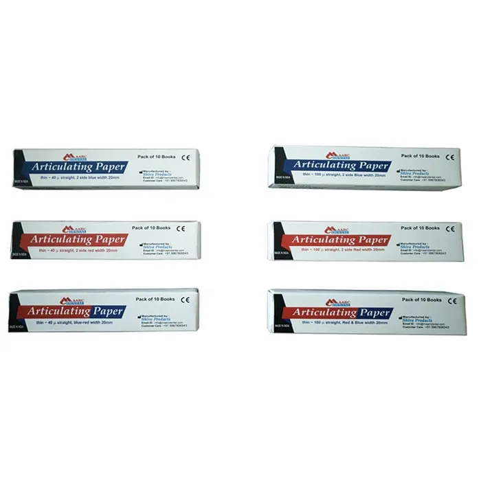 Maarc Articulating Paper – 40µ Microns & 100µ Microns