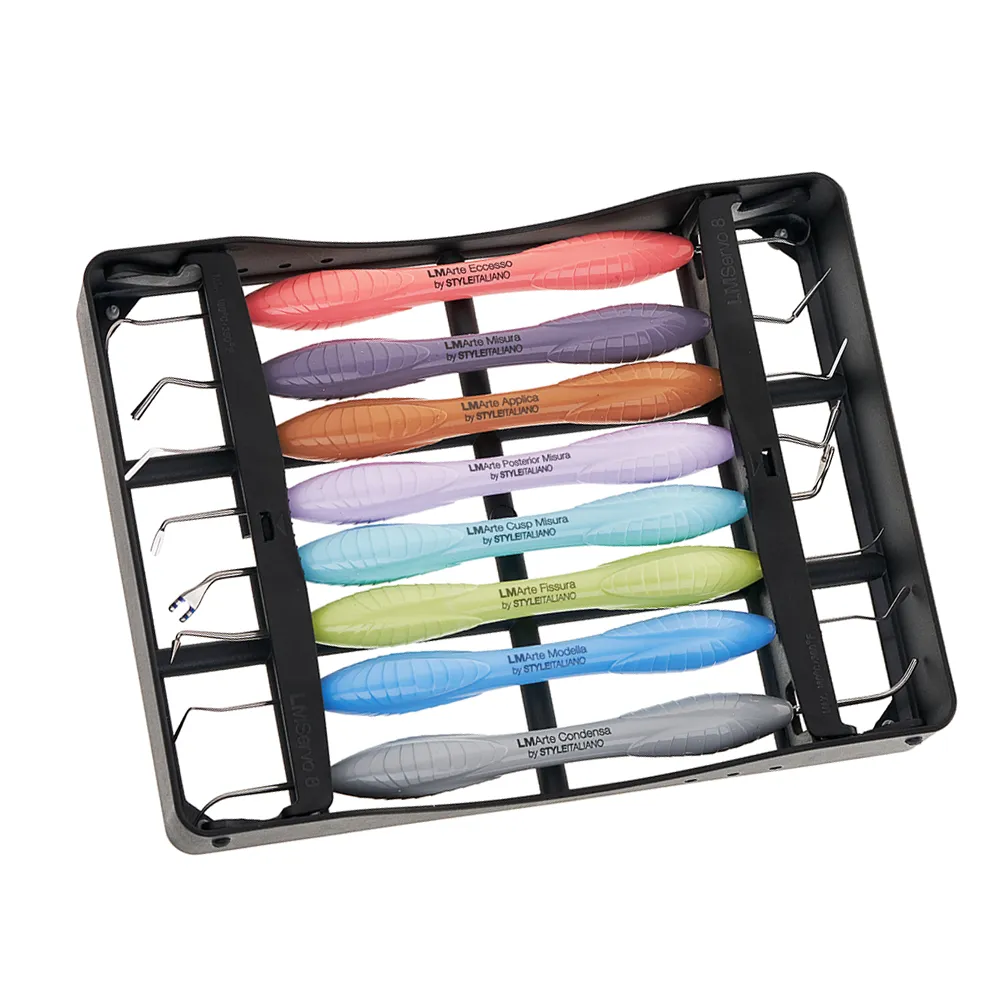LM Arte Complete Set - 8 Restorative Instruments With Cassette