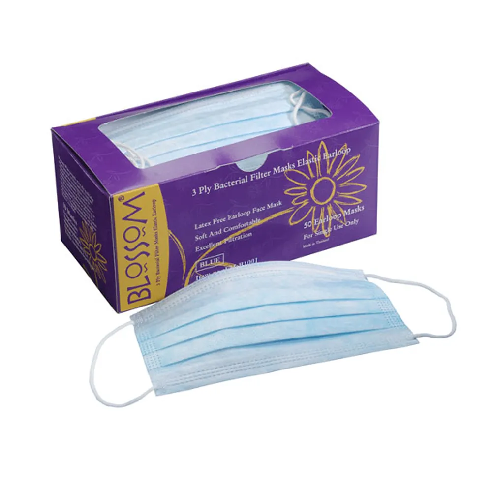 Buy Blossom 3PLY Earloop Face Masks ASTM Level 2 | Gentle & Effective ...