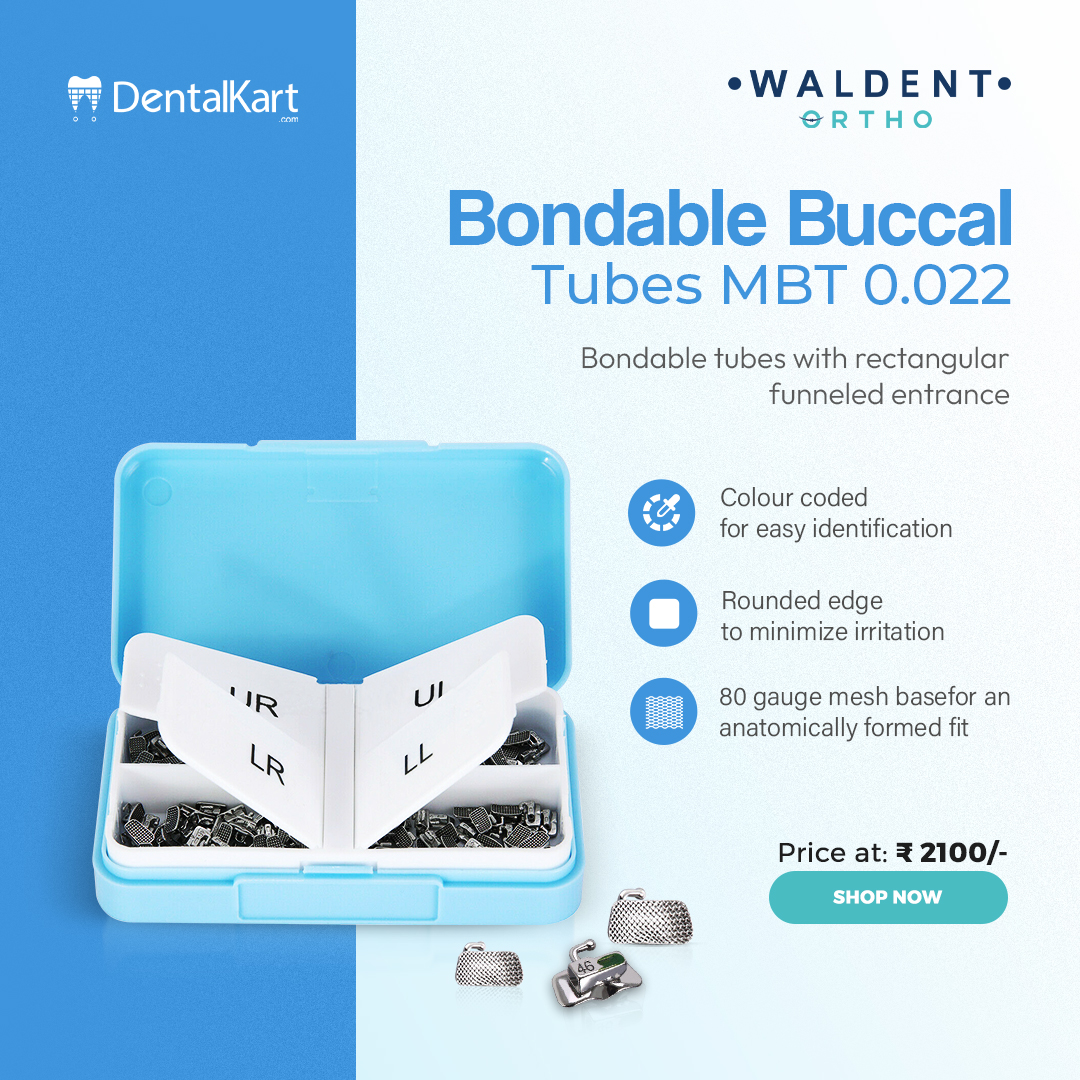 Buy Waldent Ortho Bondable Buccal Tubes MBT 0.022 At Best Price On ...
