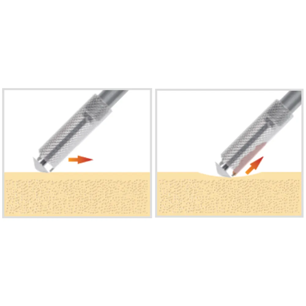 MCTBIO Titanium Bone Scraper-Curved (BOS-02)