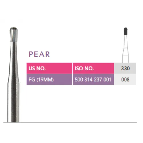 Neodiamond Carbide FG Burs 245 Bur - Pack of 3 | DentalKart