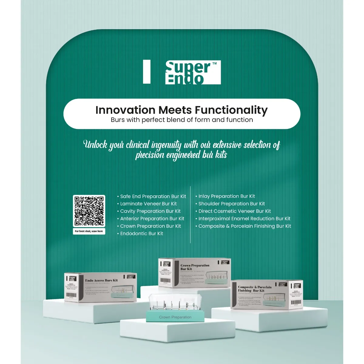 SuperEndo Safe End Preparation Burs Kit | DentalKart