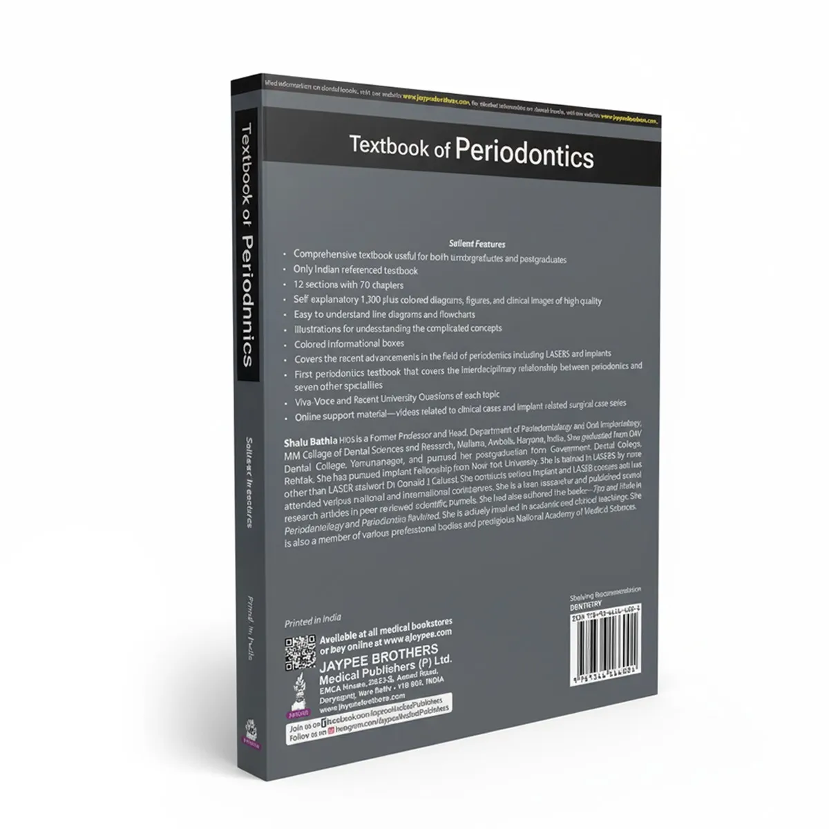 Jaypee Medical Textbook of Periodontics 3rd Edition (ISBN - 166001)