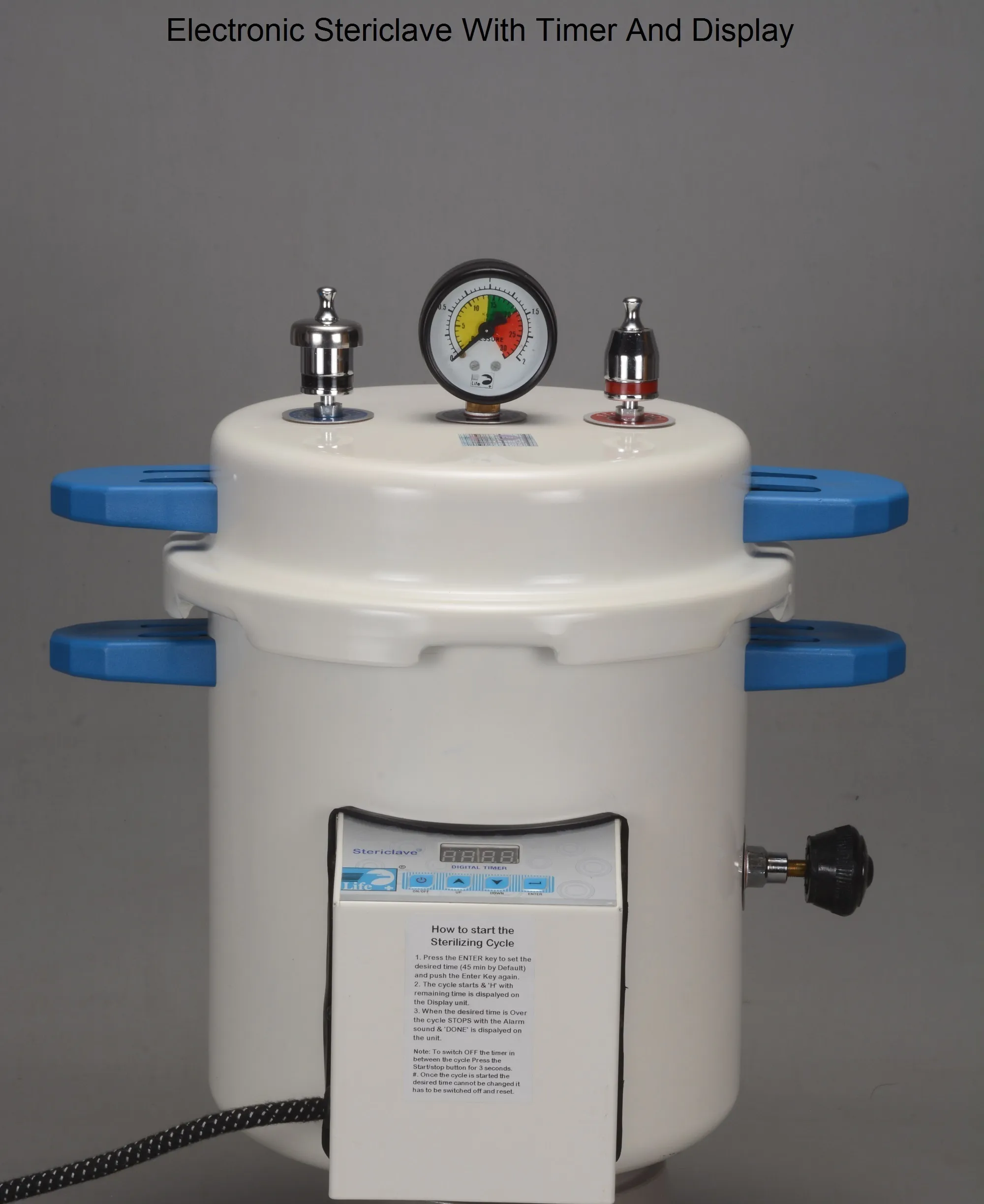 Buy Life Stericlave With Digital Display Timer - 16 Litres With Drum (9 ...