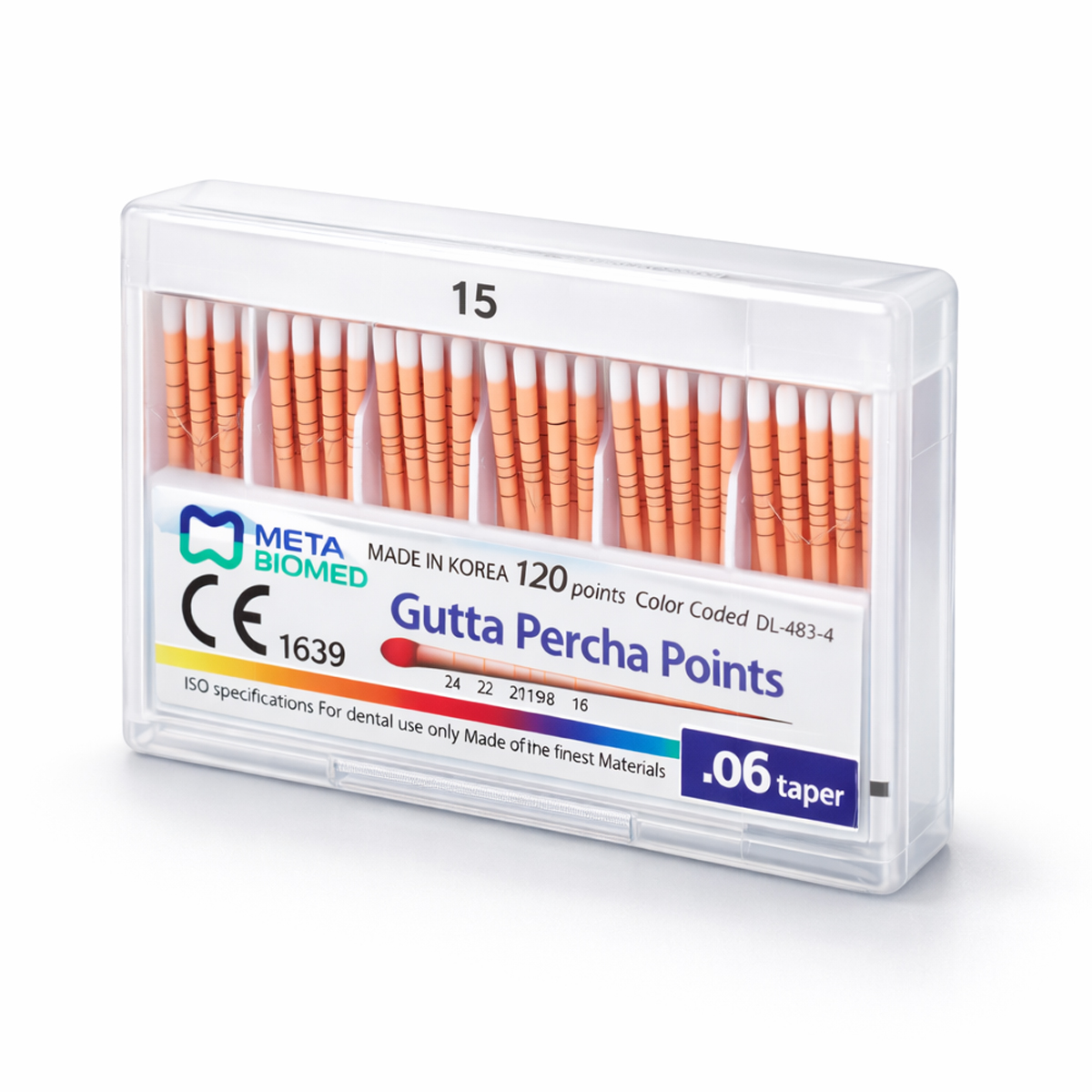 Buy Meta Gutta Percha Points Special Taper 0.06 #15 (Short Expiry 07 ...