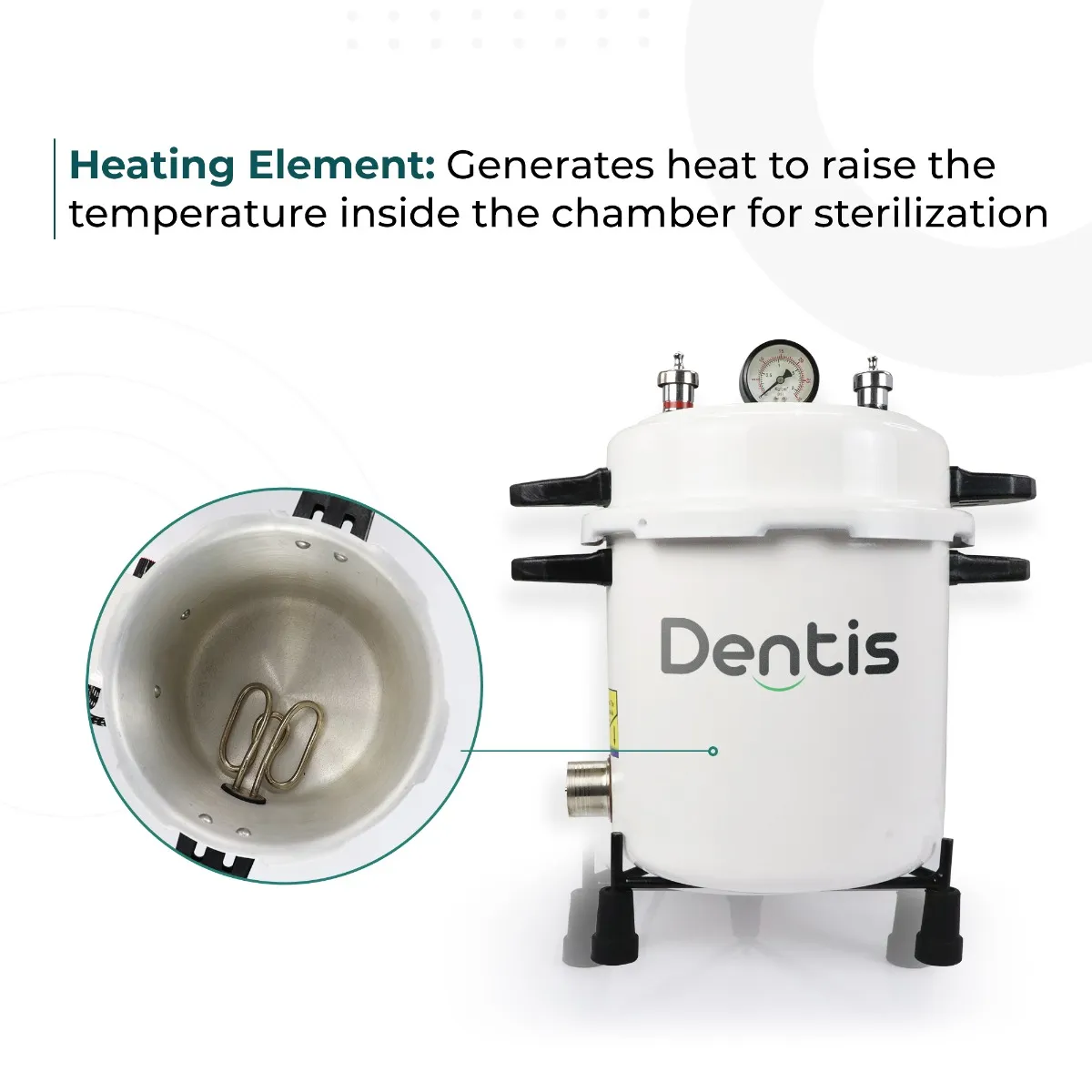 Buy Dentis Insta-Clave Autoclave - 14L with Timer & Drum | High ...