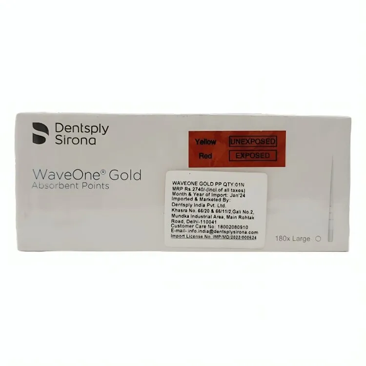 Buy Dentsply WaveOne Gold Paper Points - Essential Endodontic Supplies ...