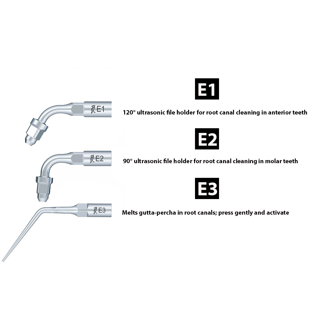 Woodpecker Endodontic Scaler Tips for UDS & EMS Scalers