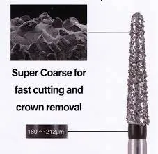 Mani Diamond Burs - Super Coarse SC Series | DentalKart