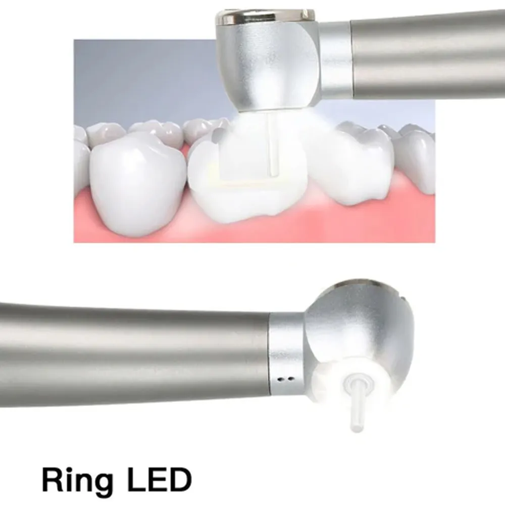 Stainless Steel LED Airotor 4 Hole Connection & Cartridge | Dentalkart