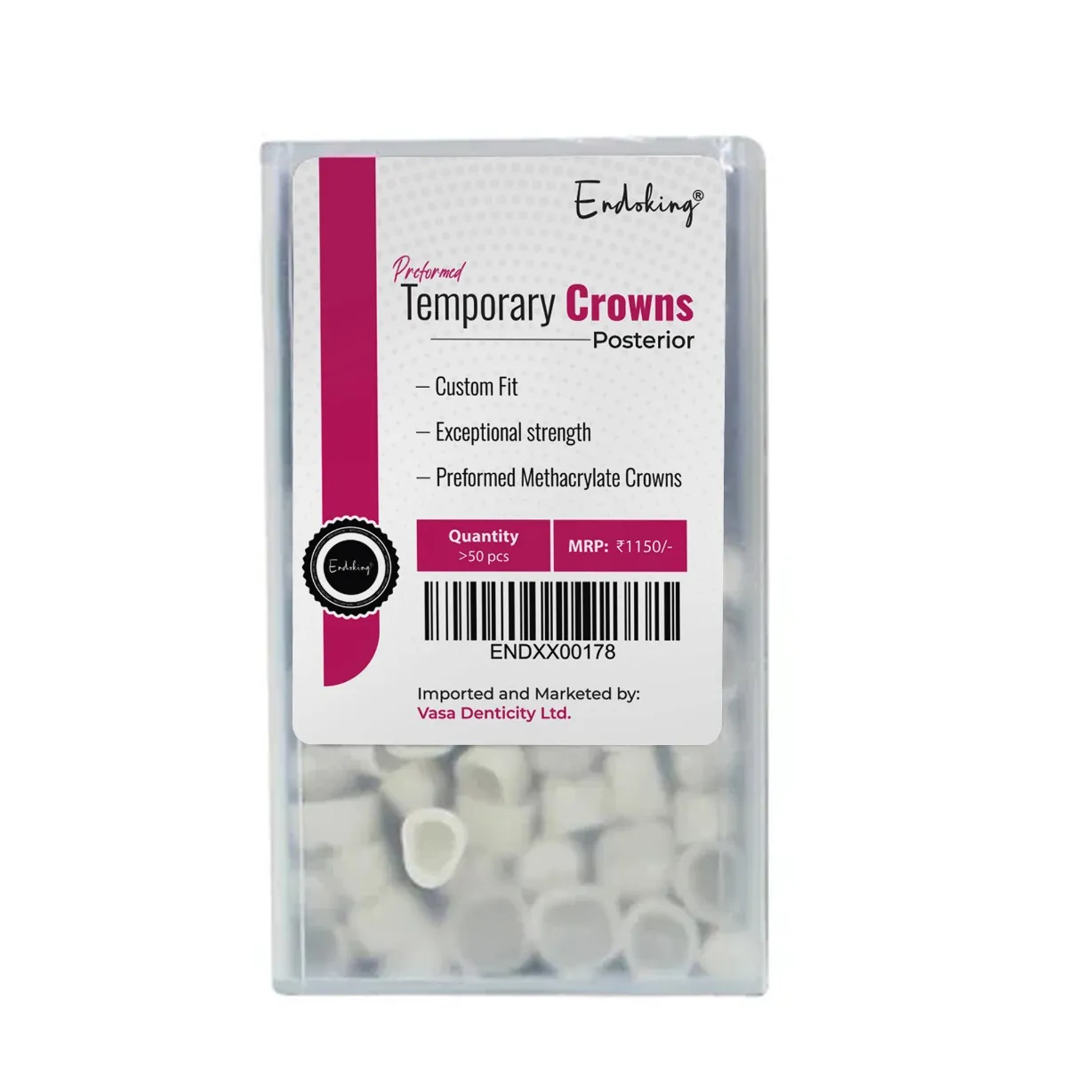 Get Endoking Preformed Temporary Crowns - Best Temporary Cap For Teeth ...