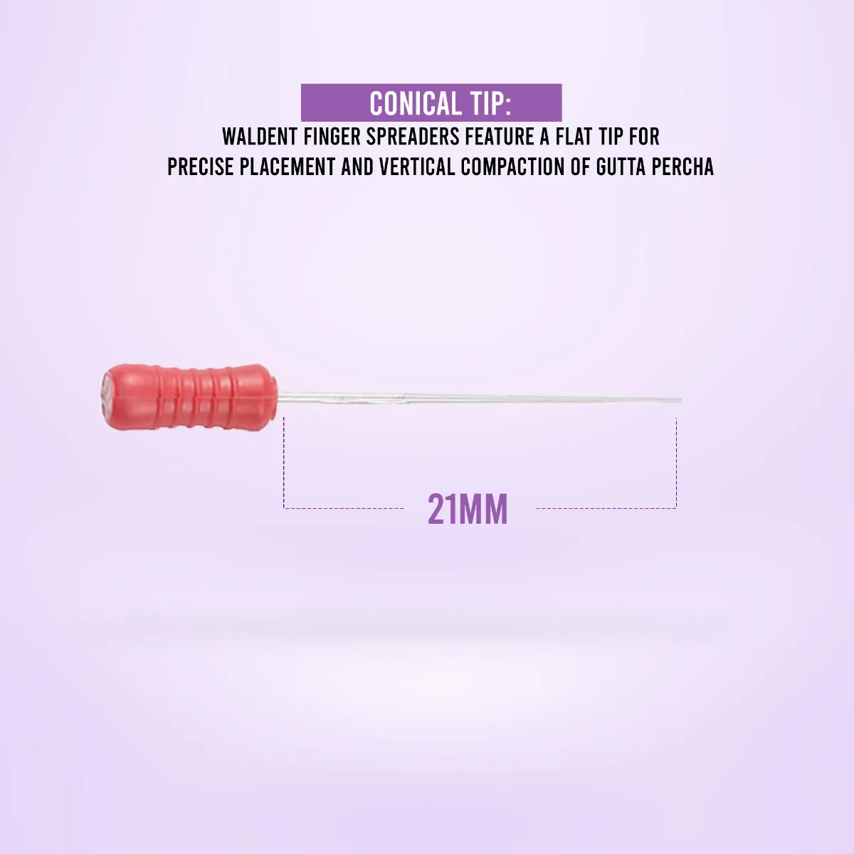 Waldent Finger Pluggers 21mm (Pack of 6) | Dentalkart