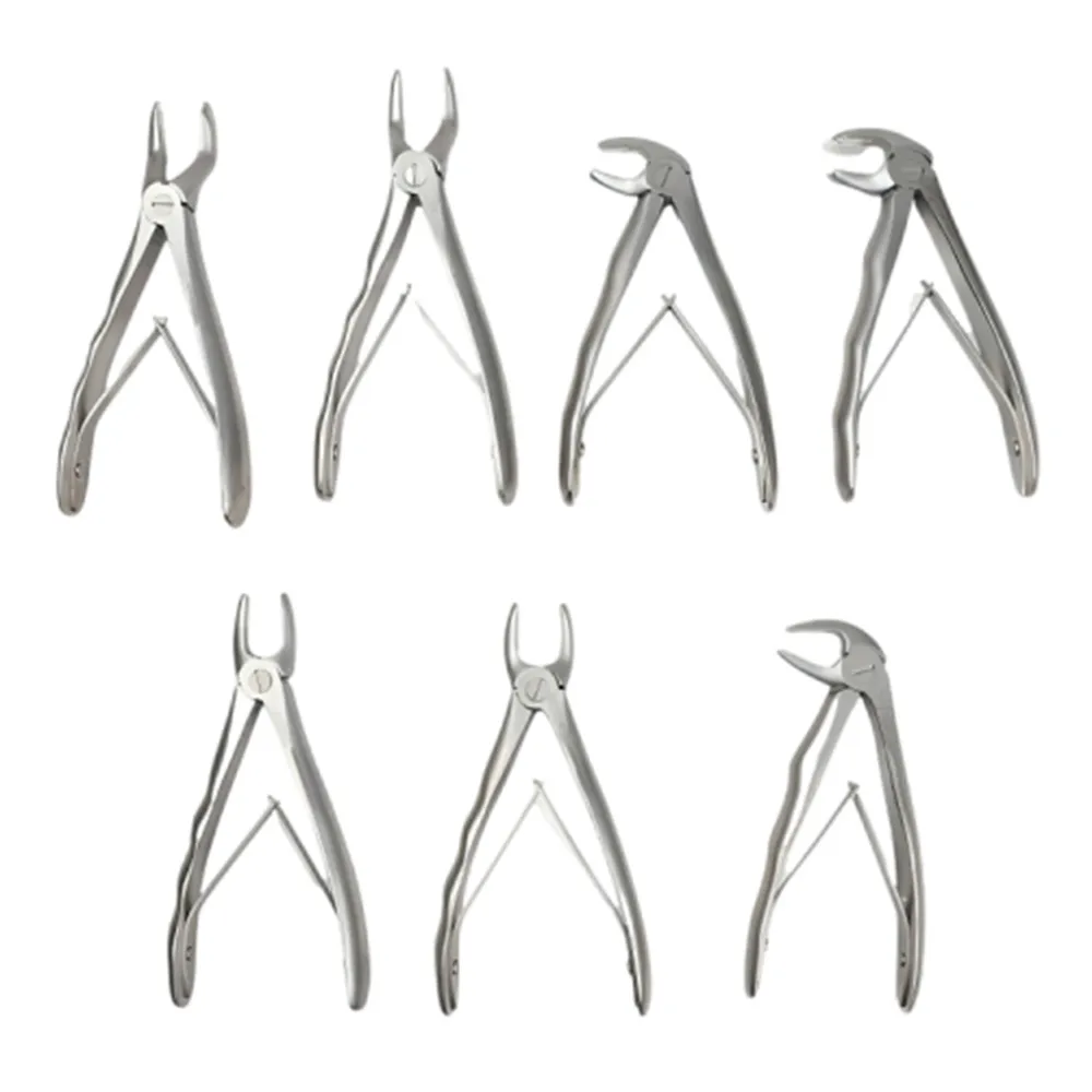 Buy Oracraft Extraction Forceps Pedo Set Of 7 In Pouch - EFSP7 | Dentalkart