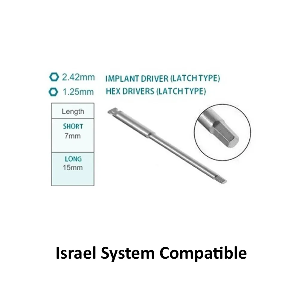 Julldent Israel System Compatible Implant Driver
