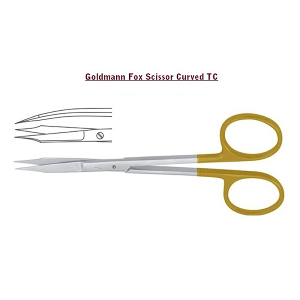 Julldent Goldman Fox Scissors With Tungsten Carbide Tips