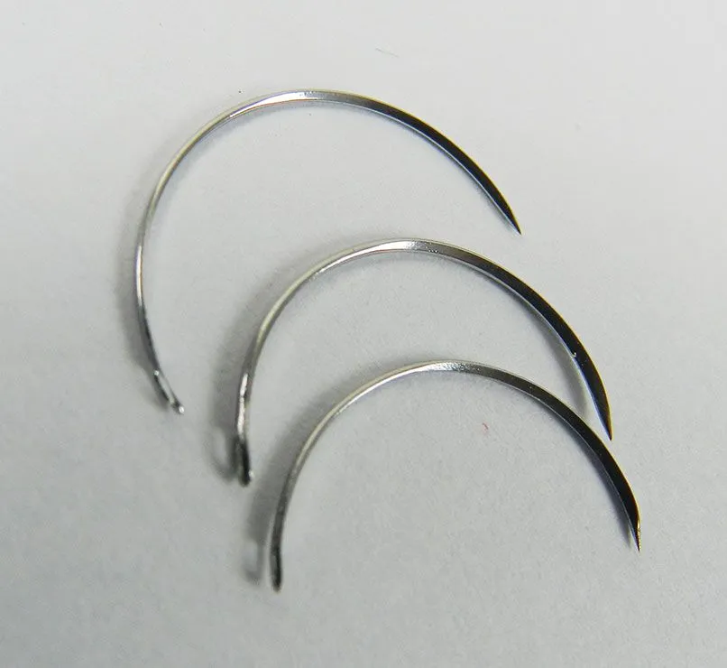 Buy Lifeline Stainless Steel Suture Needles Half Circle Cutting 6/pk x ...