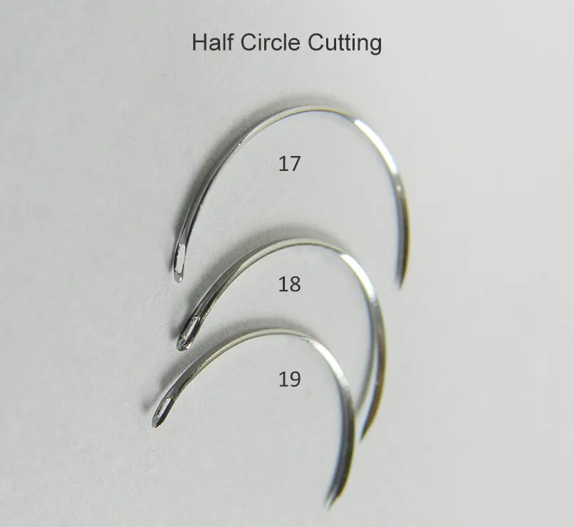 Buy Lifeline Stainless Steel Suture Needles Half Circle Cutting 6/pk x ...
