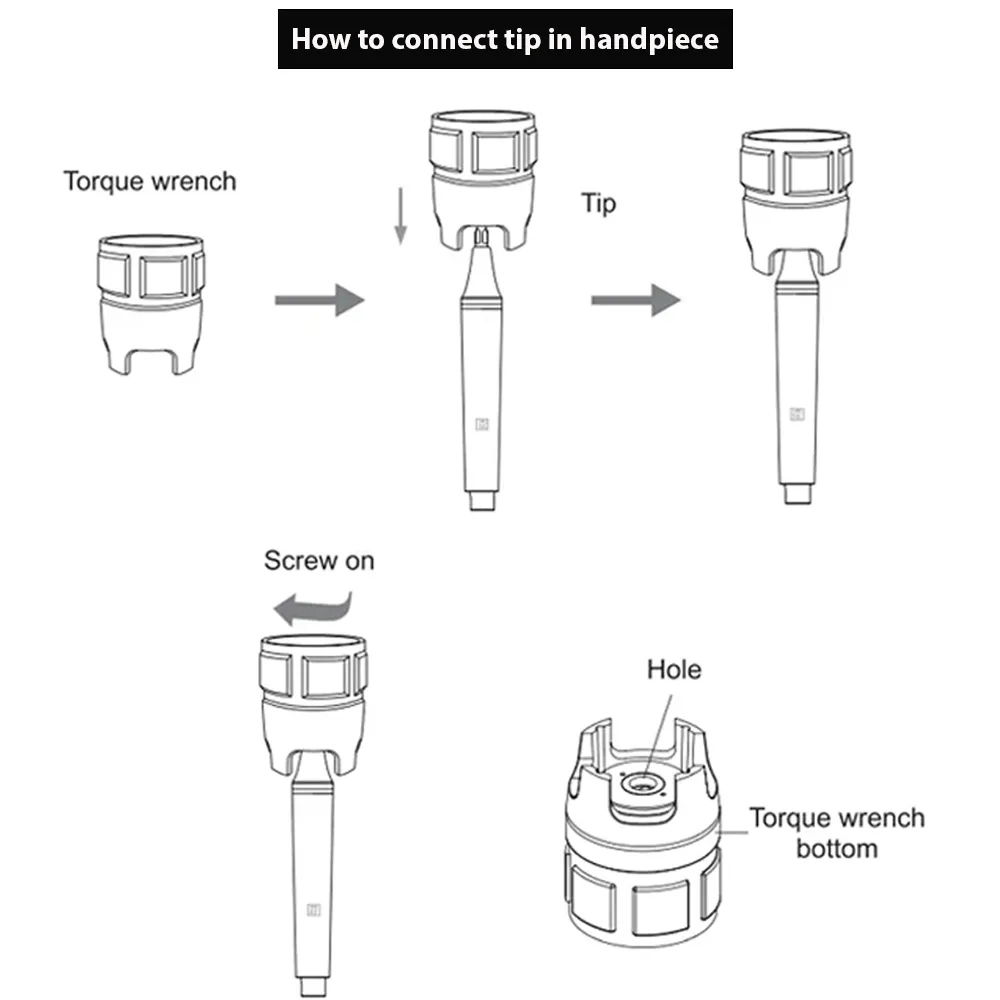 Woodpecker Endodontic Scaler Tips for DTE & Satelec Scalers