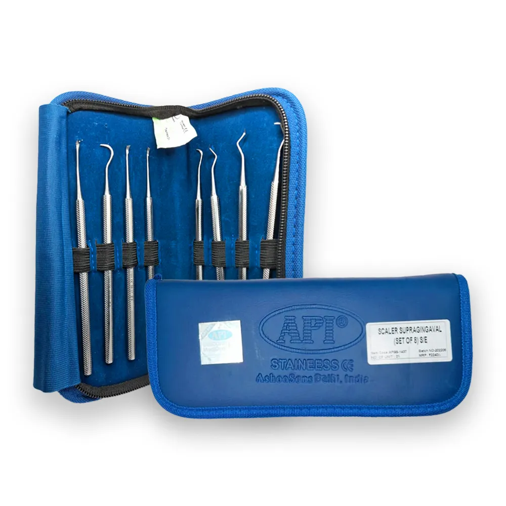 API Supra Gingival Scalers Kit - Set of 8 (S/E)