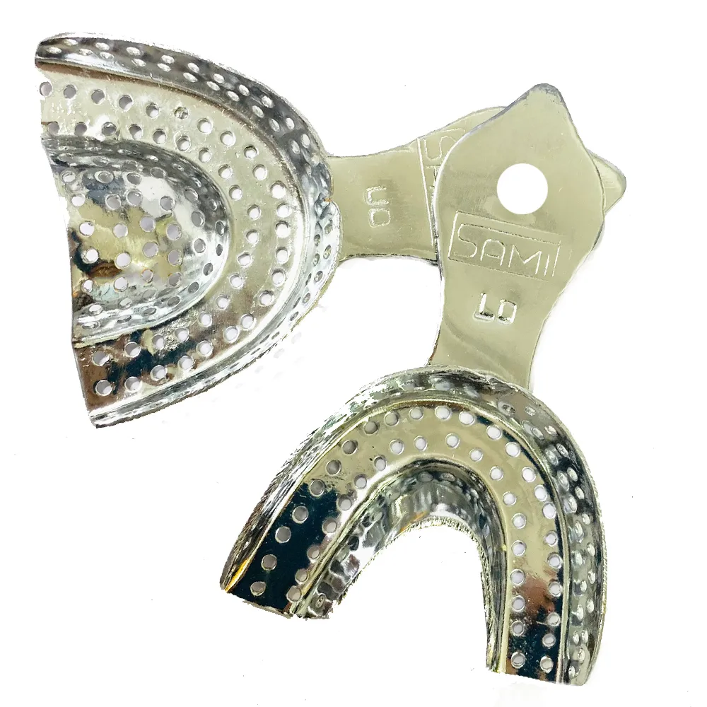 Samit Metallic Dentulous Perforated Impression Trays- U0 AND L0 Online at Best Price ...