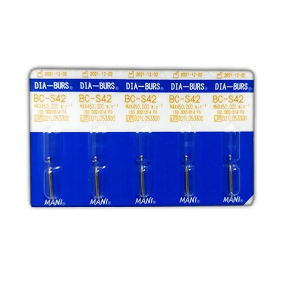 Mani Diamond Burs - Short Shank - Coarse | DentalKart