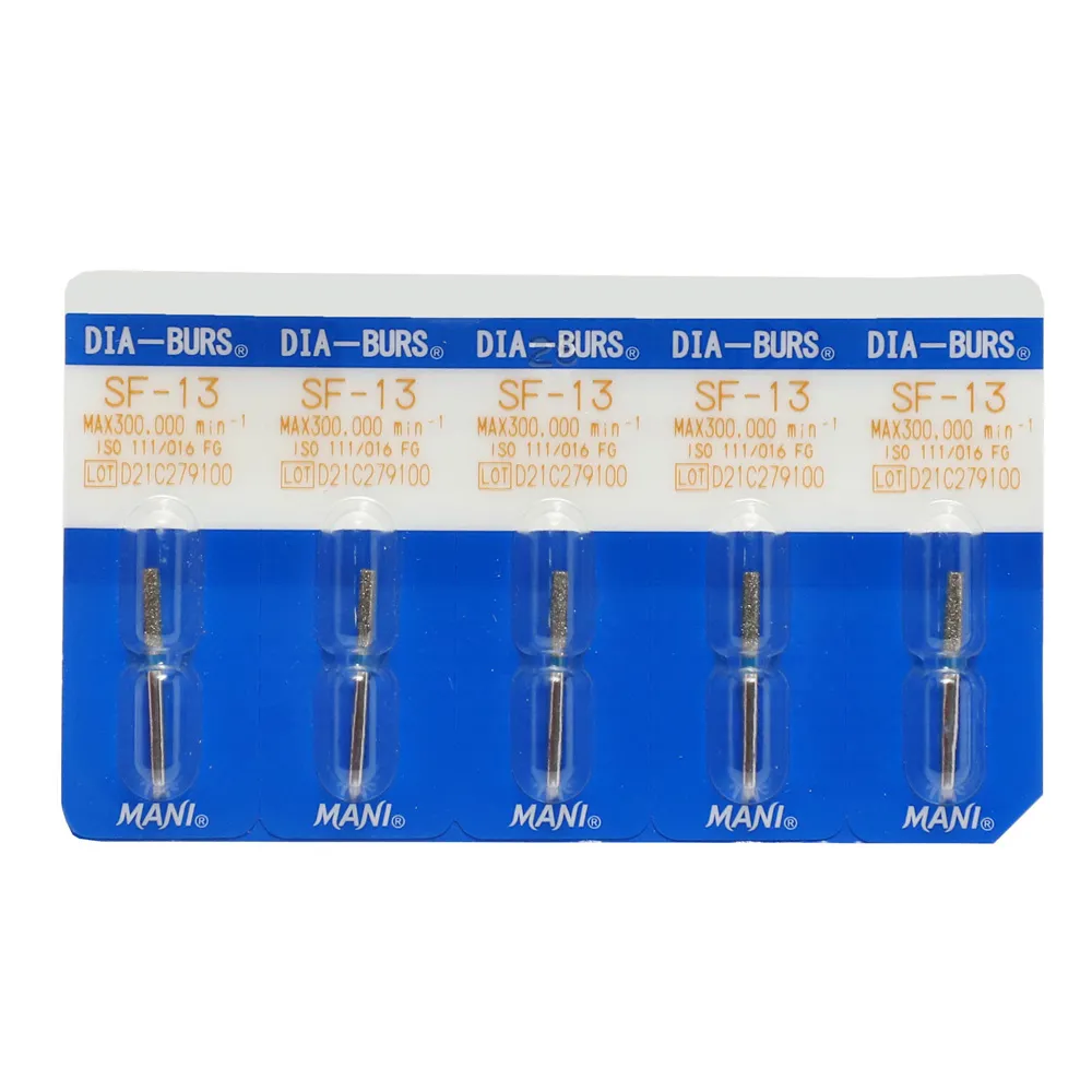Mani Diamond Burs - Straight Flat End / Sf Series | DentalKart