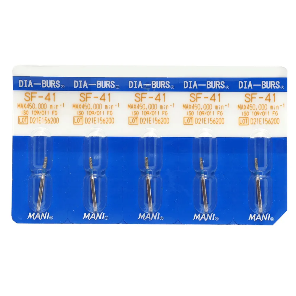Mani Diamond Burs - Straight Flat End / Sf Series | DentalKart