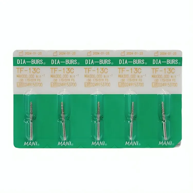 Mani Diamond Burs - Taper Flat End / Tf Series | DentalKart