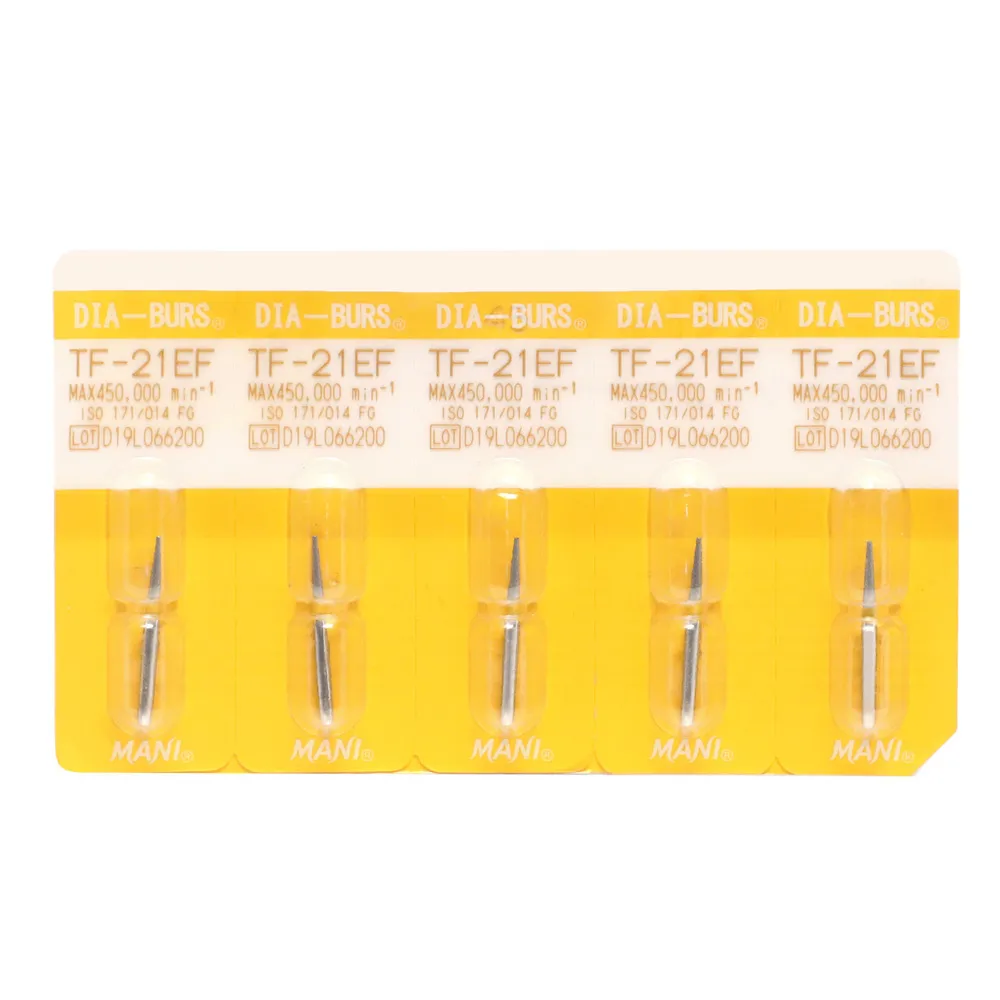 Mani Diamond Burs - Taper Flat End / Tf Series | DentalKart